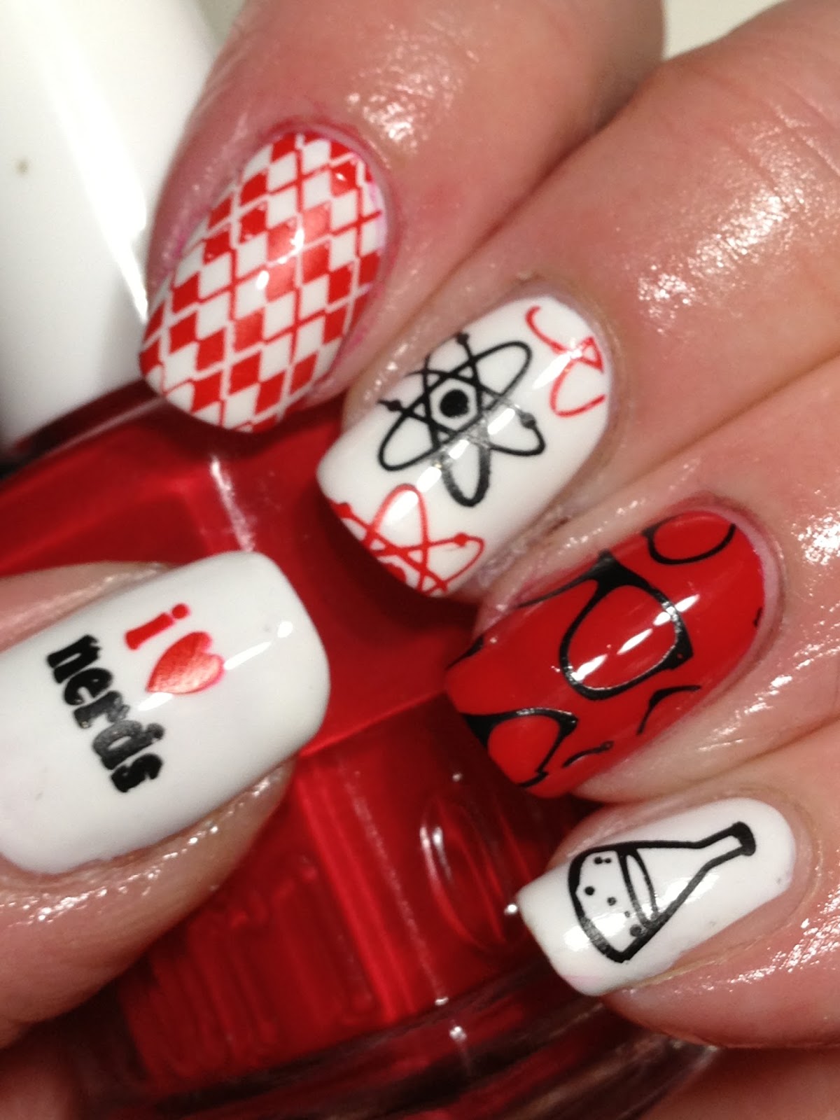 Canadian Nail Fanatic: Digit-al Dozen DOES It Again; Day 7, Geeks